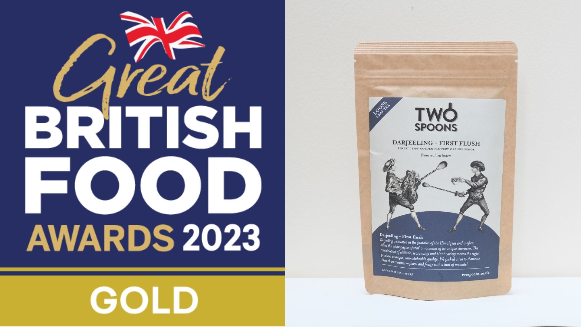 The Great British Food Awards - Gold for our Darjeeling First Flush ...